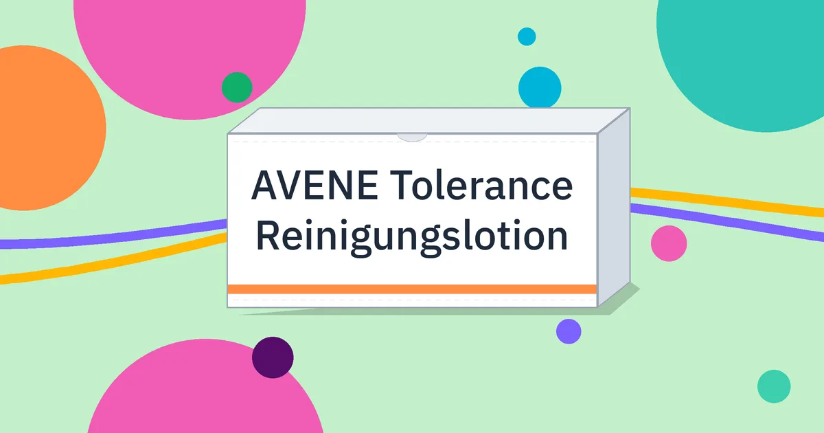 Symbolbild: Packung mit der Aufschrift AVENE Tolerance Reinigungslotion (PZN 16537506) – Verfügbarkeit und Bezug in Apotheken in Frankfurt am Main