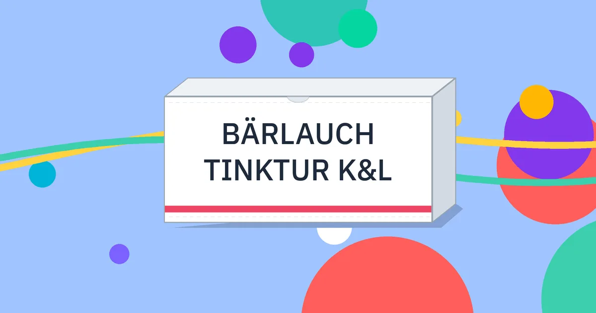 Symbolbild: Packung mit der Aufschrift BÄRLAUCH TINKTUR K&L (PZN 16607537) – Verfügbarkeit und Bezug in Apotheken in Frankfurt am Main