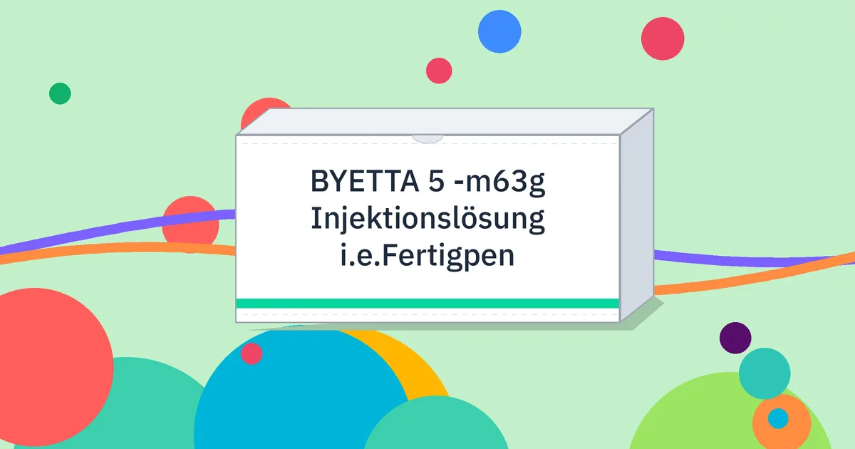 Symbolbild: Packung mit der Aufschrift BYETTA 5 -m63g Injektionslösung i.e.Fertigpen (PZN 15584604) – Verfügbarkeit und Bezug in Apotheken in Frankfurt am Main