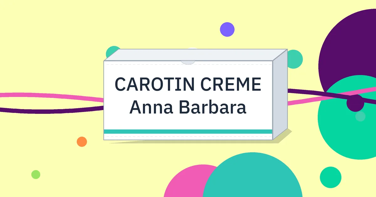 Symbolbild: Packung mit der Aufschrift CAROTIN CREME Anna Barbara (PZN 04550482) – Verfügbarkeit und Bezug in Apotheken in Frankfurt am Main