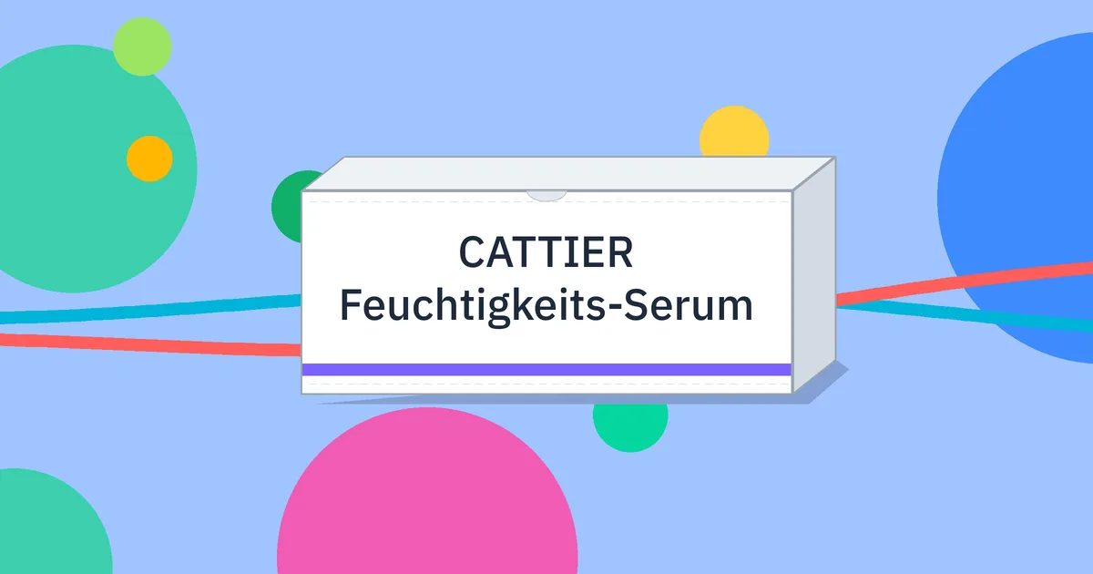 Symbolbild: Packung mit der Aufschrift CATTIER Feuchtigkeits-Serum (PZN 18456315) – Verfügbarkeit und Bezug in Apotheken in Frankfurt am Main
