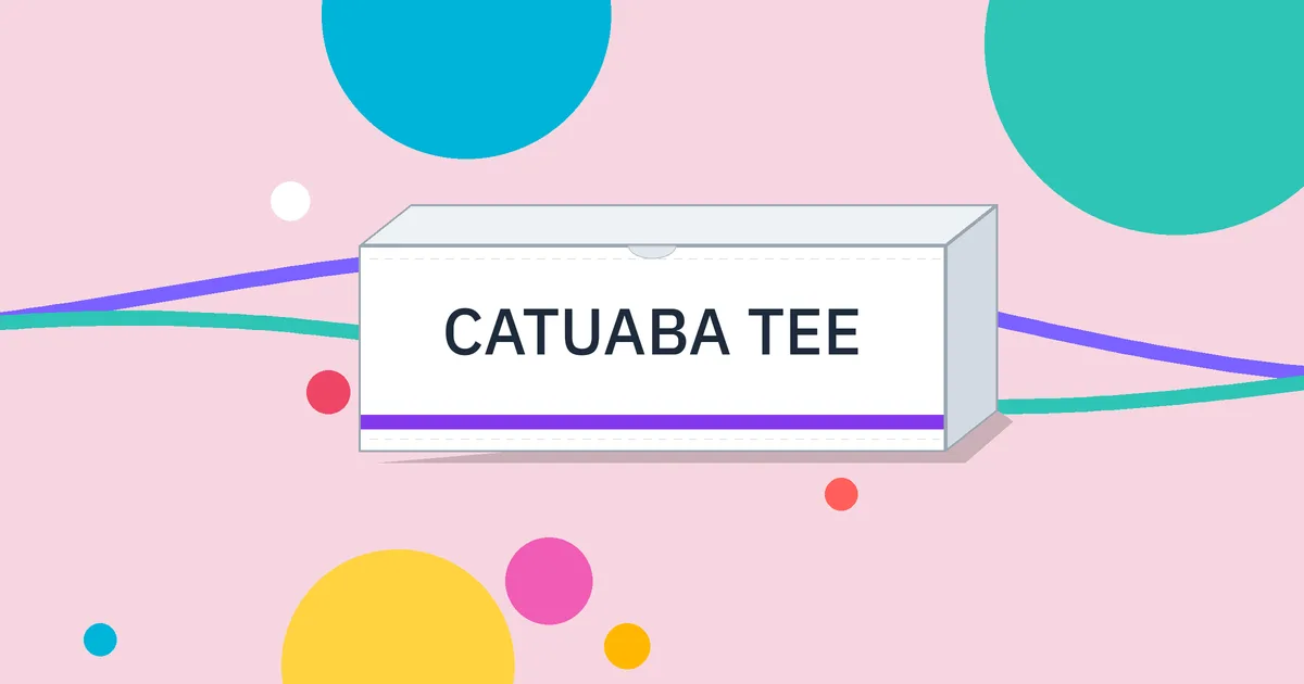 Symbolbild: Packung mit der Aufschrift CATUABA TEE (PZN 01441060) – Verfügbarkeit und Bezug in Apotheken in Frankfurt am Main