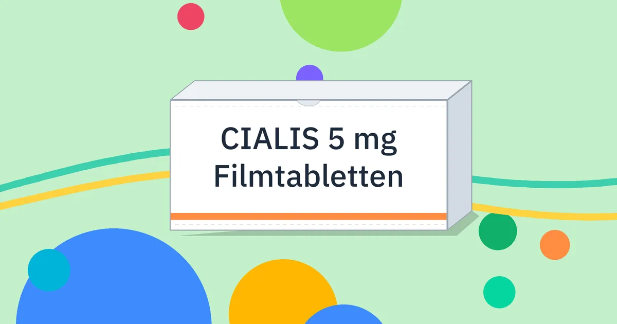 Symbolbild: Packung mit der Aufschrift CIALIS 5 mg Filmtabletten (PZN 13971828) – Verfügbarkeit und Bezug in Apotheken in Frankfurt am Main