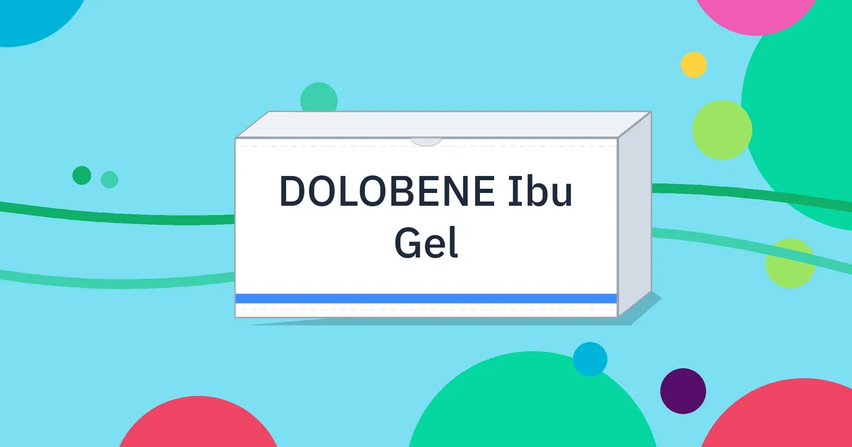 Symbolbild: Packung mit der Aufschrift DOLOBENE Ibu Gel (PZN 01625328) – Verfügbarkeit und Bezug in Apotheken in Frankfurt am Main