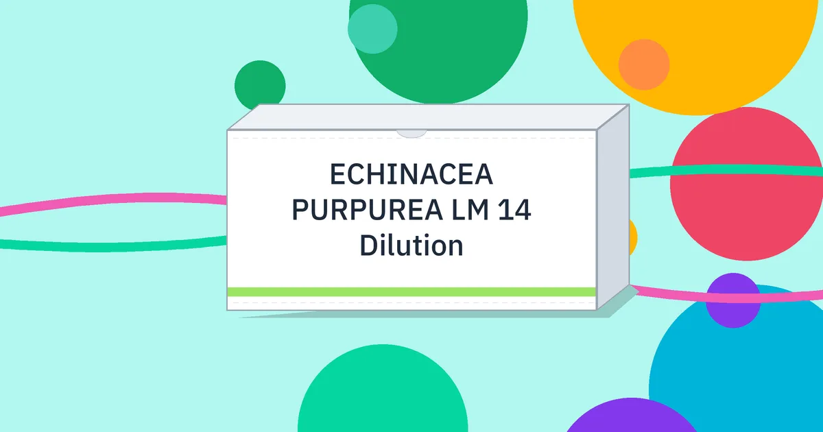 Symbolbild: Packung mit der Aufschrift ECHINACEA PURPUREA LM 14 Dilution (PZN 13468437) – Verfügbarkeit und Bezug in Apotheken in Frankfurt am Main