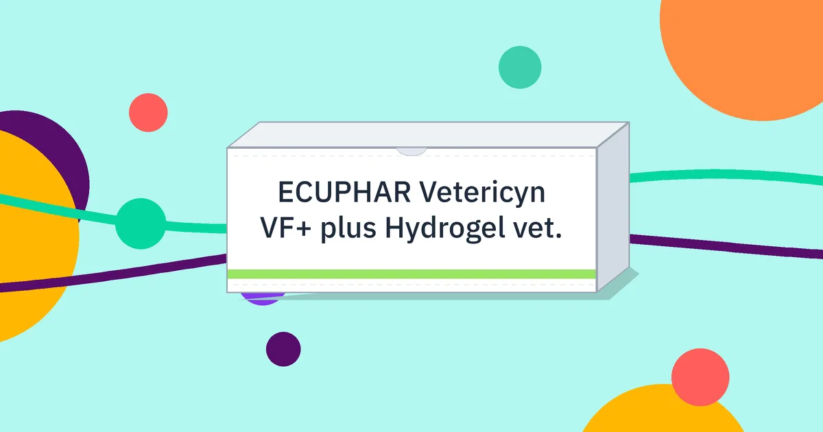 Symbolbild: Packung mit der Aufschrift ECUPHAR Vetericyn VF+ plus Hydrogel vet. (PZN 20691986) – Verfügbarkeit und Bezug in Apotheken in Frankfurt am Main