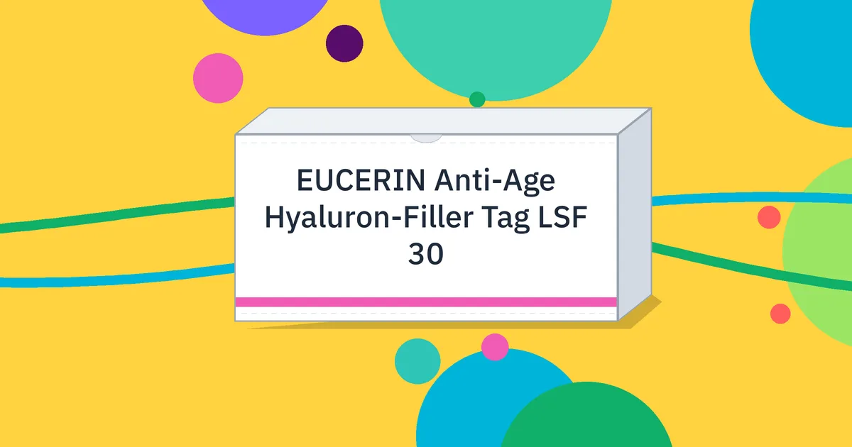 Symbolbild: Packung mit der Aufschrift EUCERIN Anti-Age Hyaluron-Filler Tag LSF 30 (PZN 13929074) – Verfügbarkeit und Bezug in Apotheken in Frankfurt am Main