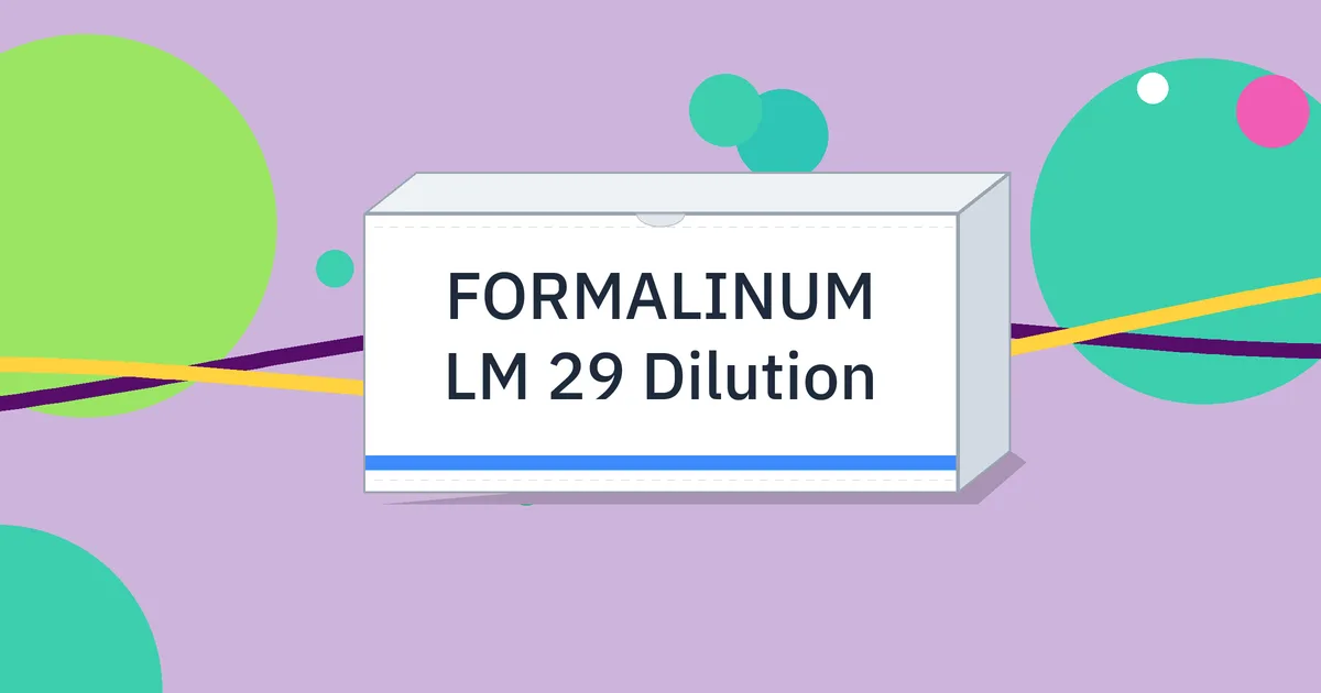 Symbolbild: Packung mit der Aufschrift FORMALINUM LM 29 Dilution (PZN 12873785) – Verfügbarkeit und Bezug in Apotheken in Frankfurt am Main