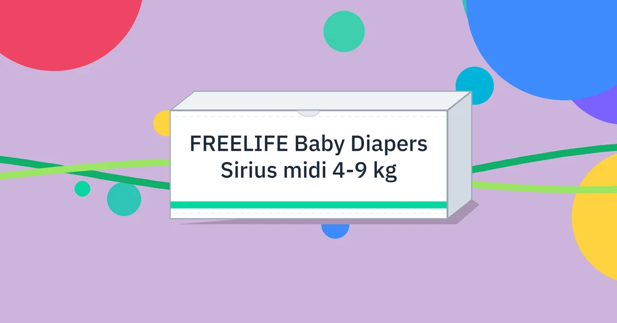 Symbolbild: Packung mit der Aufschrift FREELIFE Baby Diapers Sirius midi 4-9 kg (PZN 20317213) – Verfügbarkeit und Bezug in Apotheken in Frankfurt am Main
