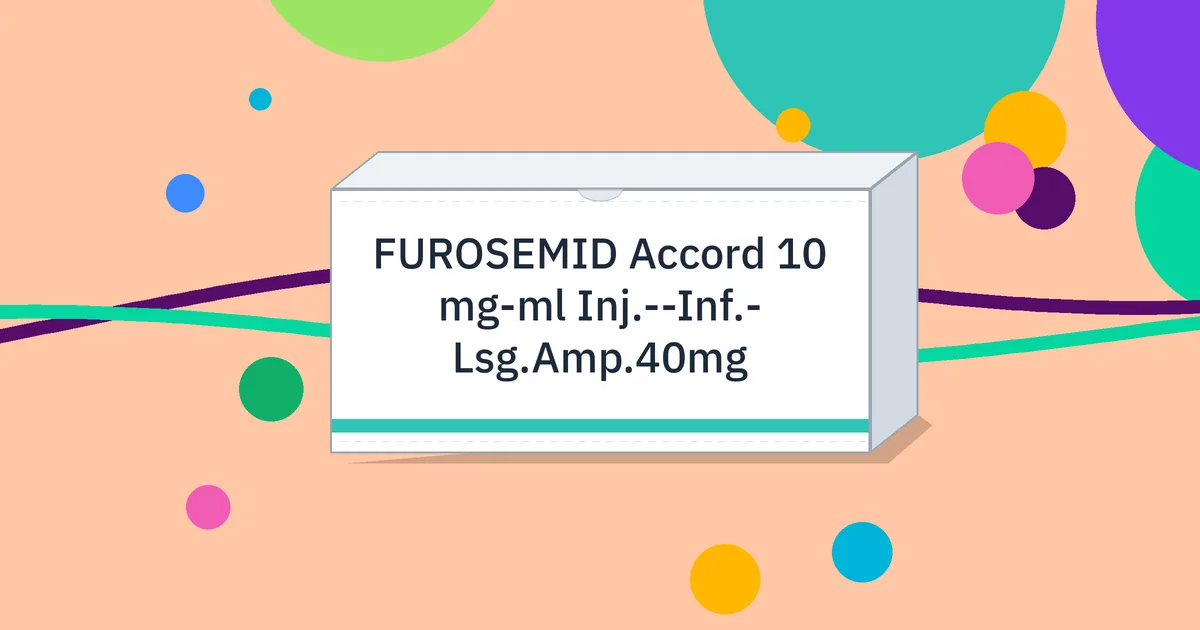 Symbolbild: Packung mit der Aufschrift FUROSEMID Accord 10 mg-ml Inj.--Inf.-Lsg.Amp.40mg (PZN 11854165) – Verfügbarkeit und Bezug in Apotheken in Frankfurt am Main