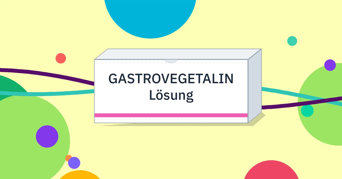 Symbolbild: Packung mit der Aufschrift GASTROVEGETALIN Lösung (PZN 08819751) – Verfügbarkeit und Bezug in Apotheken in Frankfurt am Main