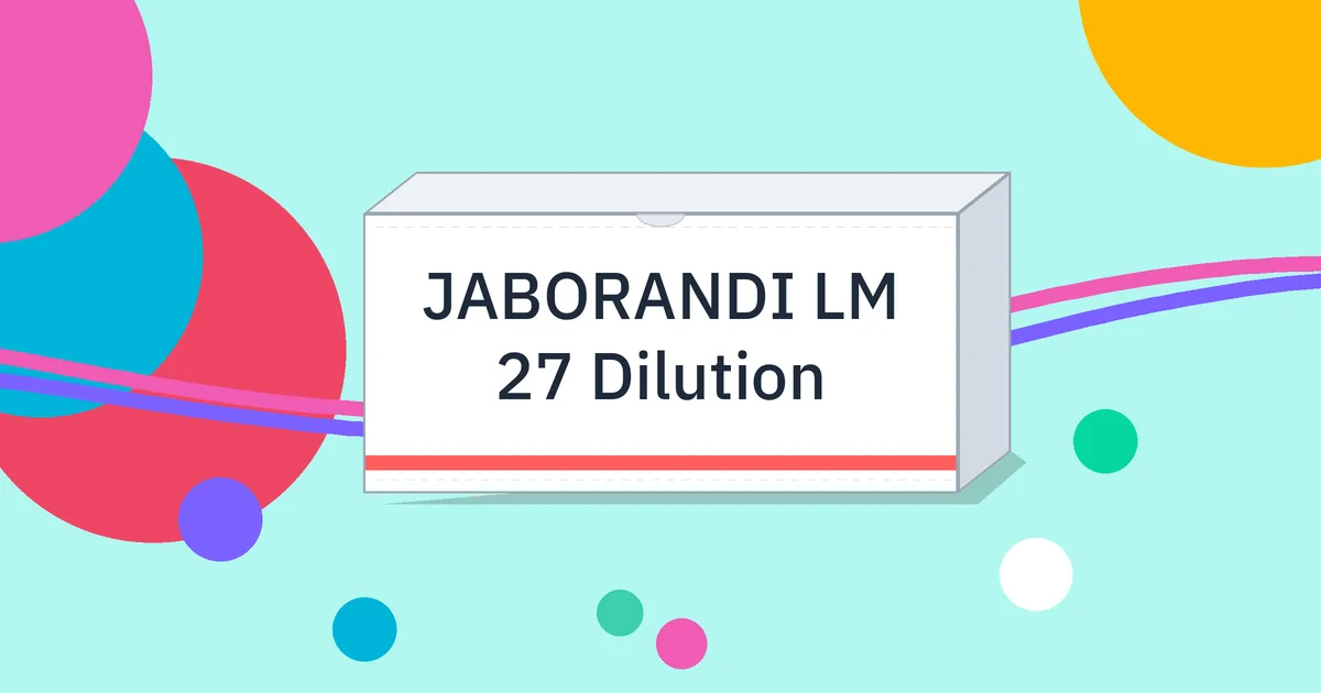 Symbolbild: Packung mit der Aufschrift JABORANDI LM 27 Dilution (PZN 12915437) – Verfügbarkeit und Bezug in Apotheken in Frankfurt am Main