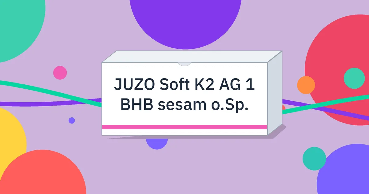 Symbolbild: Packung mit der Aufschrift JUZO Soft K2 AG 1 BHB sesam o.Sp. (PZN 14825402) – Verfügbarkeit und Bezug in Apotheken in Frankfurt am Main