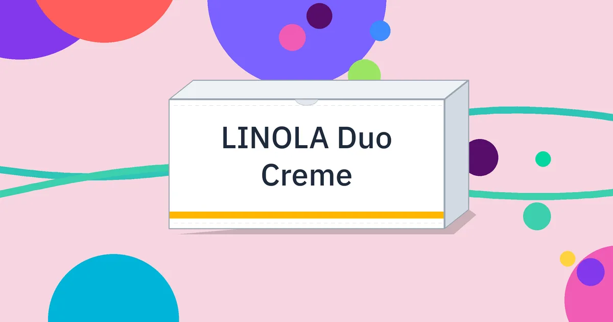Symbolbild: Packung mit der Aufschrift LINOLA Duo Creme (PZN 18375717) – Verfügbarkeit und Bezug in Apotheken in Frankfurt am Main