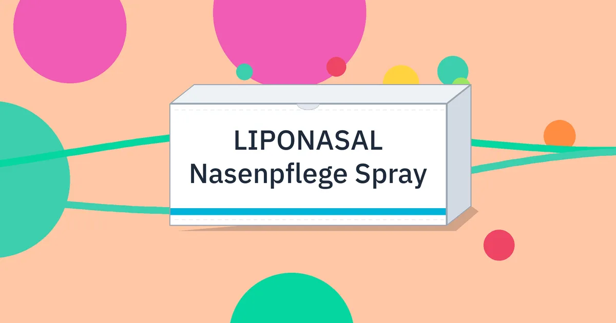 Symbolbild: Packung mit der Aufschrift LIPONASAL Nasenpflege Spray (PZN 08463679) – Verfügbarkeit und Bezug in Apotheken in Frankfurt am Main
