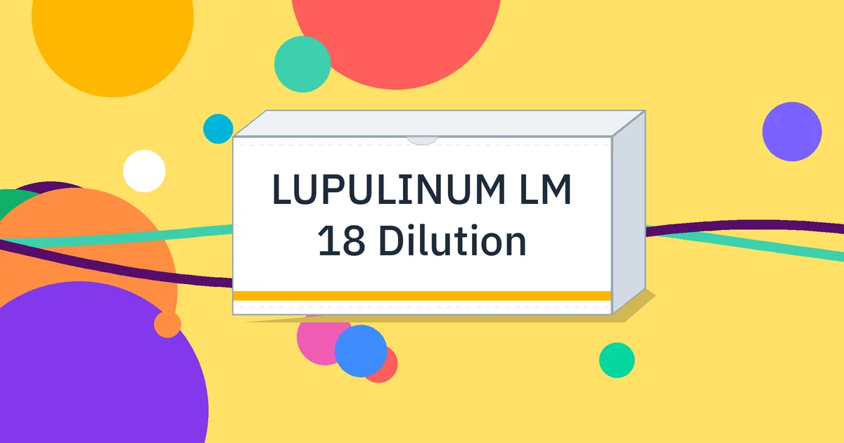 Symbolbild: Packung mit der Aufschrift LUPULINUM LM 18 Dilution (PZN 13536707) – Verfügbarkeit und Bezug in Apotheken in Frankfurt am Main