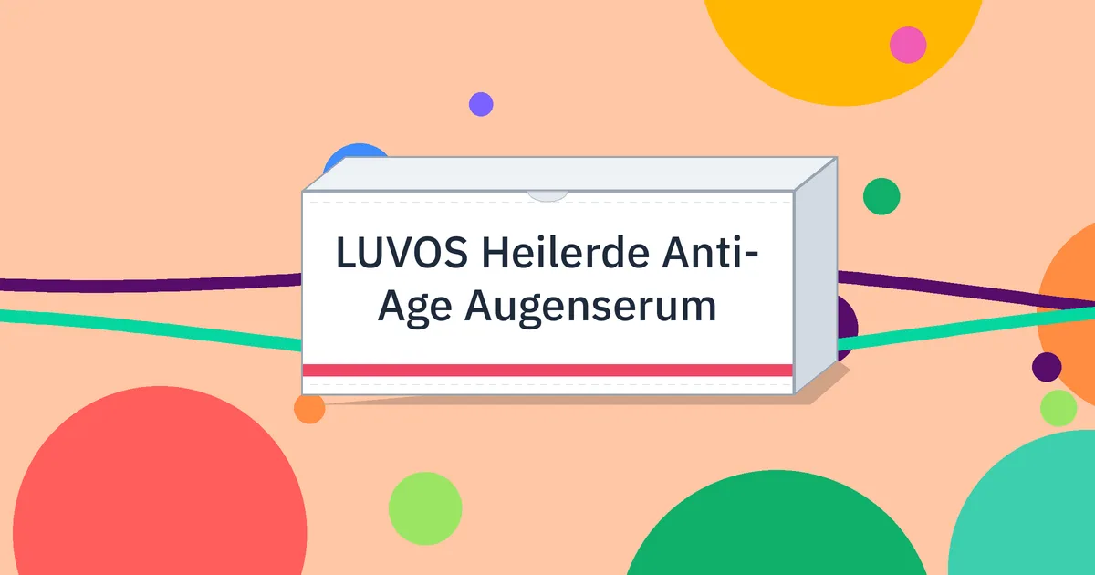 Symbolbild: Packung mit der Aufschrift LUVOS Heilerde Anti-Age Augenserum (PZN 15426822) – Verfügbarkeit und Bezug in Apotheken in Frankfurt am Main