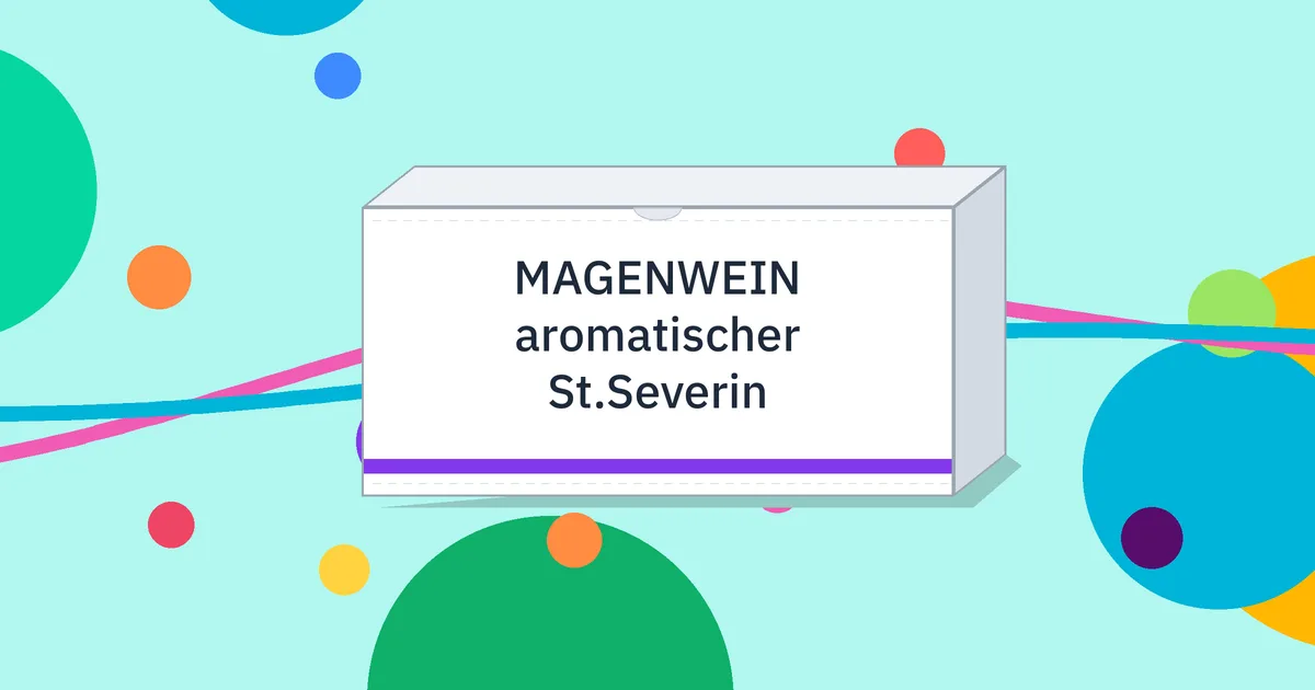 Symbolbild: Packung mit der Aufschrift MAGENWEIN aromatischer St.Severin (PZN 13980000) – Verfügbarkeit und Bezug in Apotheken in Frankfurt am Main