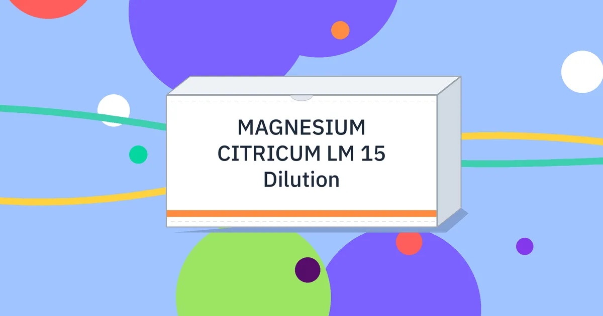Symbolbild: Packung mit der Aufschrift MAGNESIUM CITRICUM LM 15 Dilution (PZN 13764710) – Verfügbarkeit und Bezug in Apotheken in Frankfurt am Main