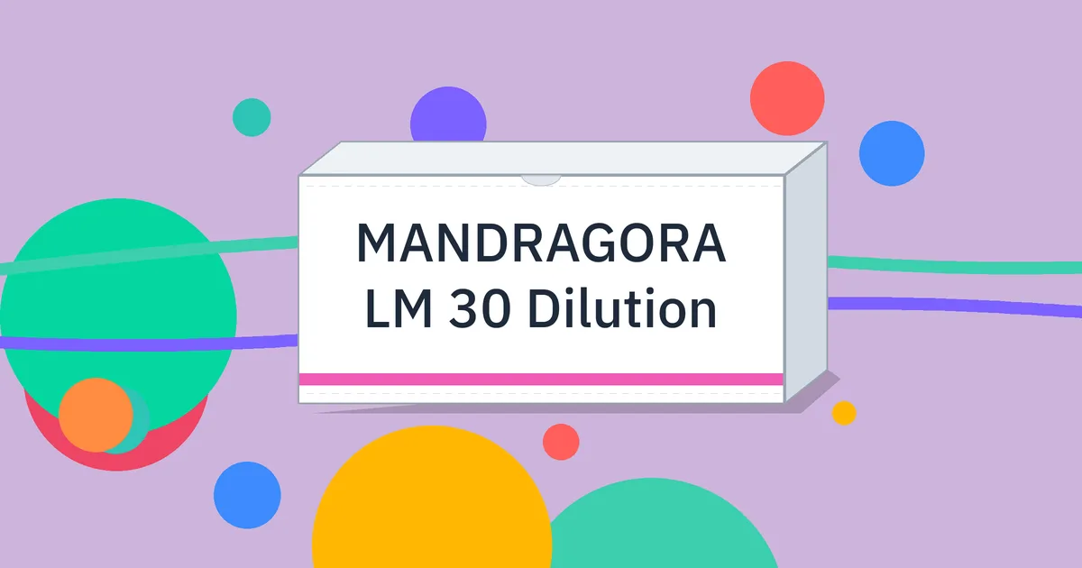 Symbolbild: Packung mit der Aufschrift MANDRAGORA LM 30 Dilution (PZN 12942109) – Verfügbarkeit und Bezug in Apotheken in Frankfurt am Main