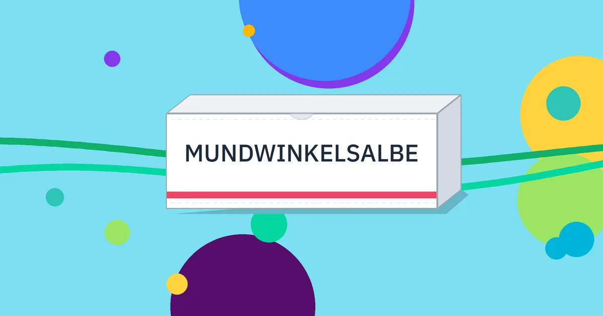 Symbolbild: Packung mit der Aufschrift MUNDWINKELSALBE (PZN 02428311) – Verfügbarkeit und Bezug in Apotheken in Frankfurt am Main
