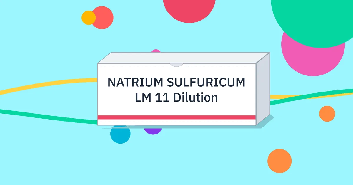 Symbolbild: Packung mit der Aufschrift NATRIUM SULFURICUM LM 11 Dilution (PZN 12967233) – Verfügbarkeit und Bezug in Apotheken in Frankfurt am Main