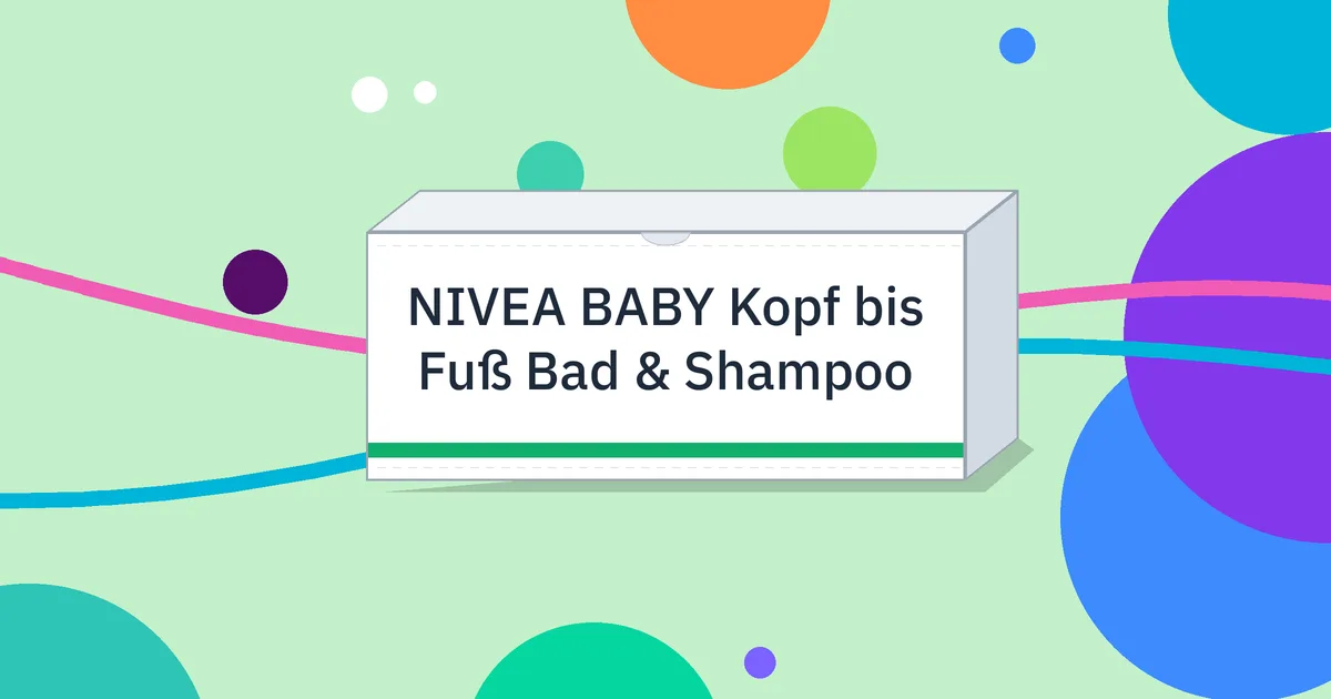Symbolbild: Packung mit der Aufschrift NIVEA BABY Kopf bis Fuß Bad & Shampoo (PZN 17624124) – Verfügbarkeit und Bezug in Apotheken in Frankfurt am Main