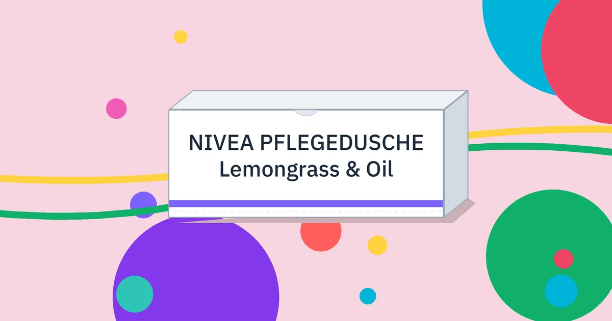Symbolbild: Packung mit der Aufschrift NIVEA PFLEGEDUSCHE Lemongrass & Oil (PZN 17624294) – Verfügbarkeit und Bezug in Apotheken in Frankfurt am Main