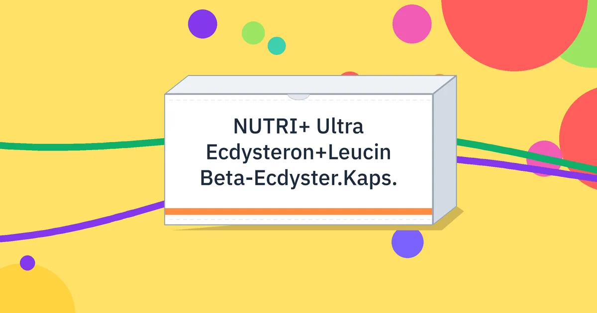 Symbolbild: Packung mit der Aufschrift NUTRI+ Ultra Ecdysteron+Leucin Beta-Ecdyster.Kaps. (PZN 19667882) – Verfügbarkeit und Bezug in Apotheken in Frankfurt am Main