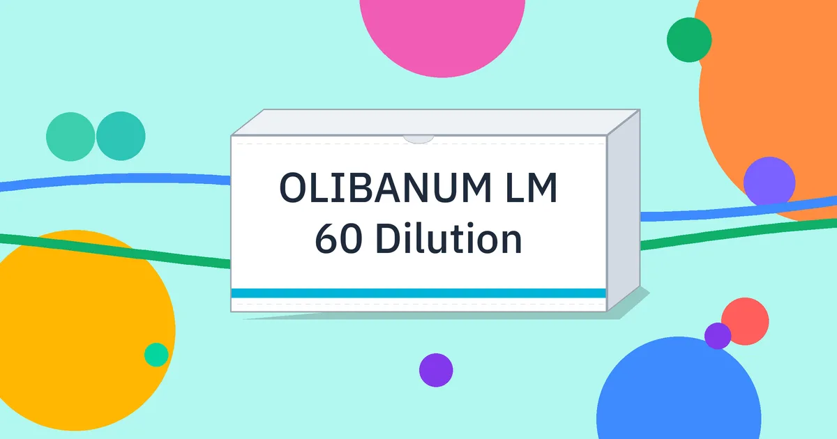 Symbolbild: Packung mit der Aufschrift OLIBANUM LM 60 Dilution (PZN 12971938) – Verfügbarkeit und Bezug in Apotheken in Frankfurt am Main