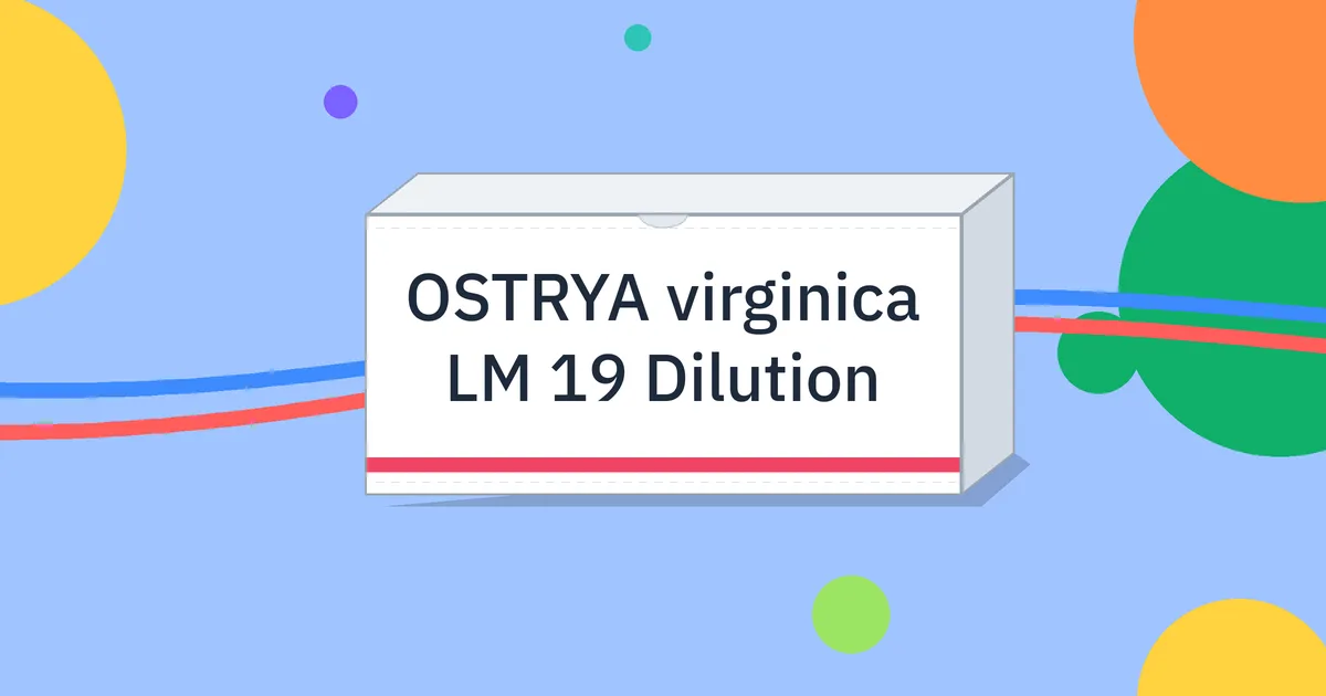 Symbolbild: Packung mit der Aufschrift OSTRYA virginica LM 19 Dilution (PZN 13628562) – Verfügbarkeit und Bezug in Apotheken in Frankfurt am Main