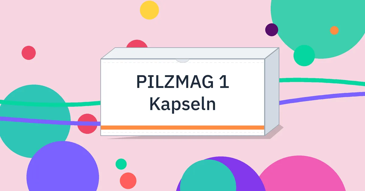 Symbolbild: Packung mit der Aufschrift PILZMAG 1 Kapseln (PZN 12543527) – Verfügbarkeit und Bezug in Apotheken in Frankfurt am Main