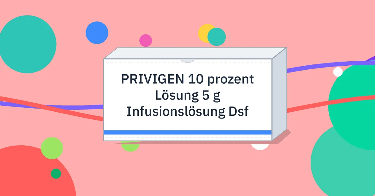 Symbolbild: Packung mit der Aufschrift PRIVIGEN 10 prozent Lösung 5 g Infusionslösung Dsf (PZN 09273478) – Verfügbarkeit und Bezug in Apotheken in Frankfurt am Main