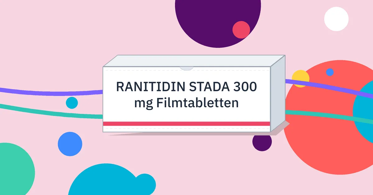 Symbolbild: Packung mit der Aufschrift RANITIDIN STADA 300 mg Filmtabletten (PZN 06626918) – Verfügbarkeit und Bezug in Apotheken in Frankfurt am Main