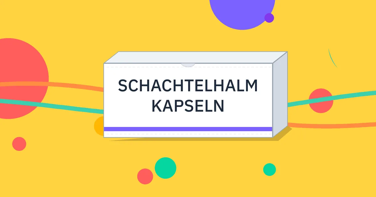 Symbolbild: Packung mit der Aufschrift SCHACHTELHALM KAPSELN (PZN 00120431) – Verfügbarkeit und Bezug in Apotheken in Frankfurt am Main