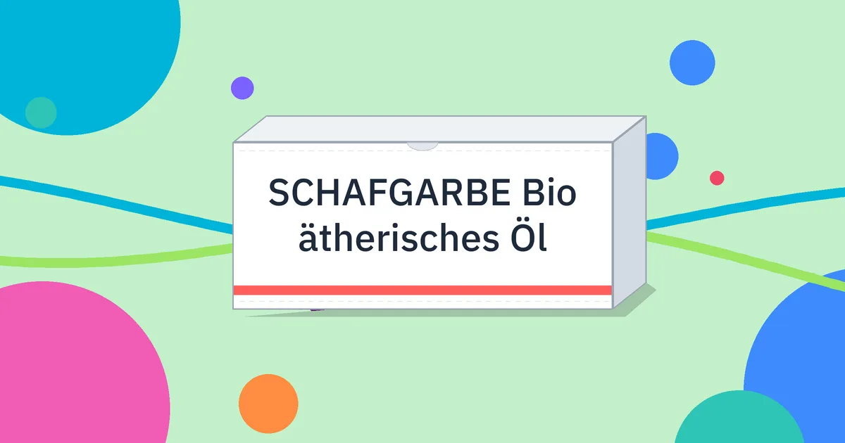Symbolbild: Packung mit der Aufschrift SCHAFGARBE Bio ätherisches Öl (PZN 00463763) – Verfügbarkeit und Bezug in Apotheken in Frankfurt am Main