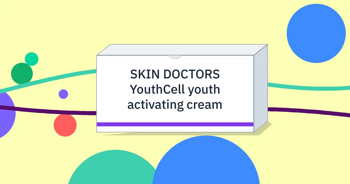 Symbolbild: Packung mit der Aufschrift SKIN DOCTORS YouthCell youth activating cream (PZN 09538072) – Verfügbarkeit und Bezug in Apotheken in Frankfurt am Main