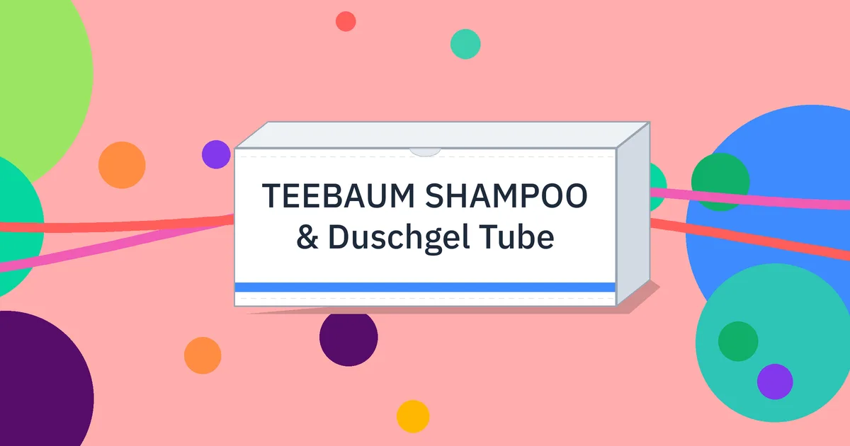 Symbolbild: Packung mit der Aufschrift TEEBAUM SHAMPOO & Duschgel Tube (PZN 08754885) – Verfügbarkeit und Bezug in Apotheken in Frankfurt am Main