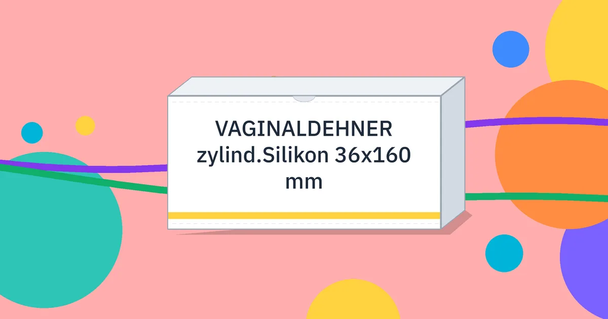 Symbolbild: Packung mit der Aufschrift VAGINALDEHNER zylind.Silikon 36x160 mm (PZN 07324102) – Verfügbarkeit und Bezug in Apotheken in Frankfurt am Main