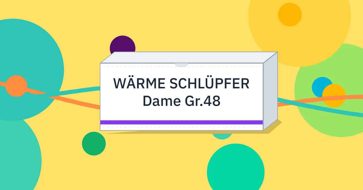 Symbolbild: Packung mit der Aufschrift WÄRME SCHLÜPFER Dame Gr.48 (PZN 02446088) – Verfügbarkeit und Bezug in Apotheken in Frankfurt am Main