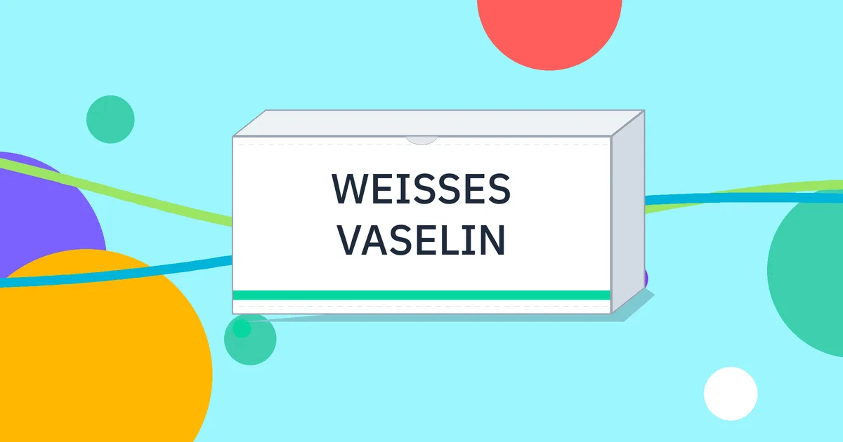 Symbolbild: Packung mit der Aufschrift WEISSES VASELIN (PZN 07468433) – Verfügbarkeit und Bezug in Apotheken in Frankfurt am Main