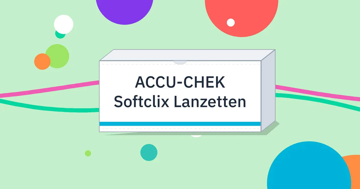 Symbolbild: Packung mit der Aufschrift ACCU-CHEK Softclix Lanzetten (PZN 14285147) – Verfügbarkeit und Bezug in Apotheken in Frankfurt am Main