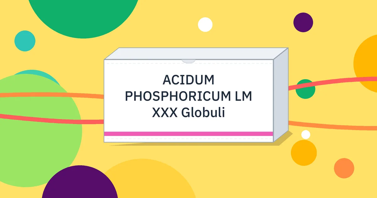 Symbolbild: Packung mit der Aufschrift ACIDUM PHOSPHORICUM LM XXX Globuli (PZN 02676546) – Verfügbarkeit und Bezug in Apotheken in Frankfurt am Main