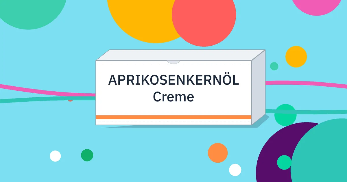 Symbolbild: Packung mit der Aufschrift APRIKOSENKERNÖL Creme (PZN 19338196) – Verfügbarkeit und Bezug in Apotheken in Frankfurt am Main
