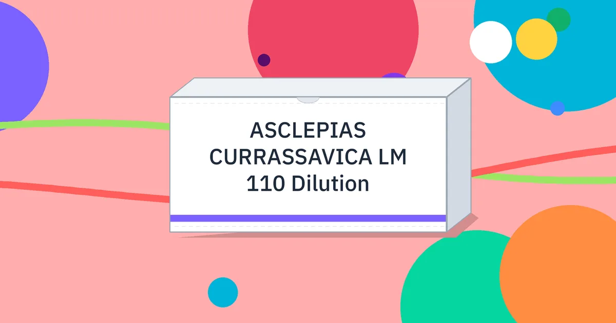 Symbolbild: Packung mit der Aufschrift ASCLEPIAS CURRASSAVICA LM 110 Dilution (PZN 13400706) – Verfügbarkeit und Bezug in Apotheken in Frankfurt am Main