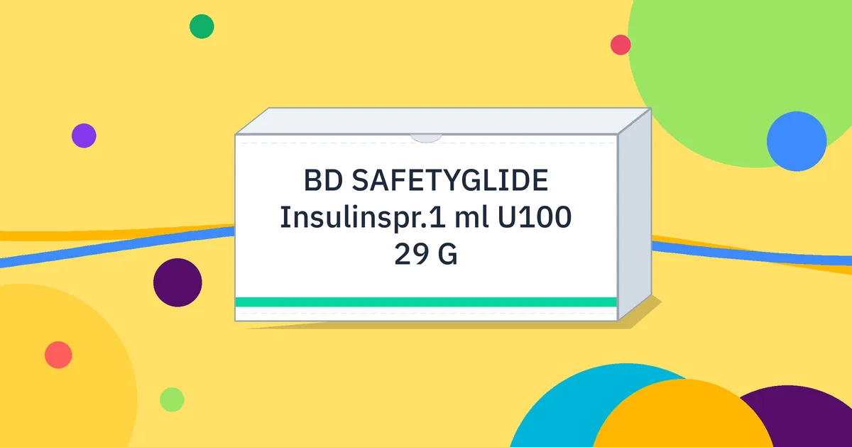Symbolbild: Packung mit der Aufschrift BD SAFETYGLIDE Insulinspr.1 ml U100 29 G (PZN 02514878) – Verfügbarkeit und Bezug in Apotheken in Frankfurt am Main