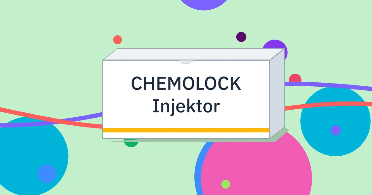 Symbolbild: Packung mit der Aufschrift CHEMOLOCK Injektor (PZN 19210208) – Verfügbarkeit und Bezug in Apotheken in Frankfurt am Main