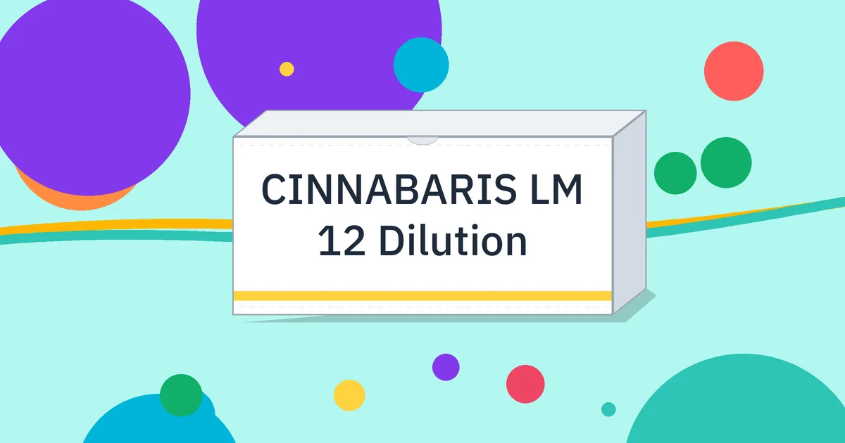 Symbolbild: Packung mit der Aufschrift CINNABARIS LM 12 Dilution (PZN 02601554) – Verfügbarkeit und Bezug in Apotheken in Frankfurt am Main