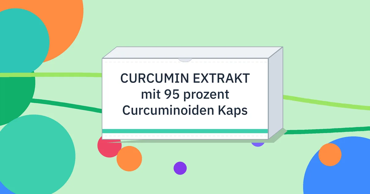 Symbolbild: Packung mit der Aufschrift CURCUMIN EXTRAKT mit 95 prozent Curcuminoiden Kaps (PZN 16601227) – Verfügbarkeit und Bezug in Apotheken in Frankfurt am Main