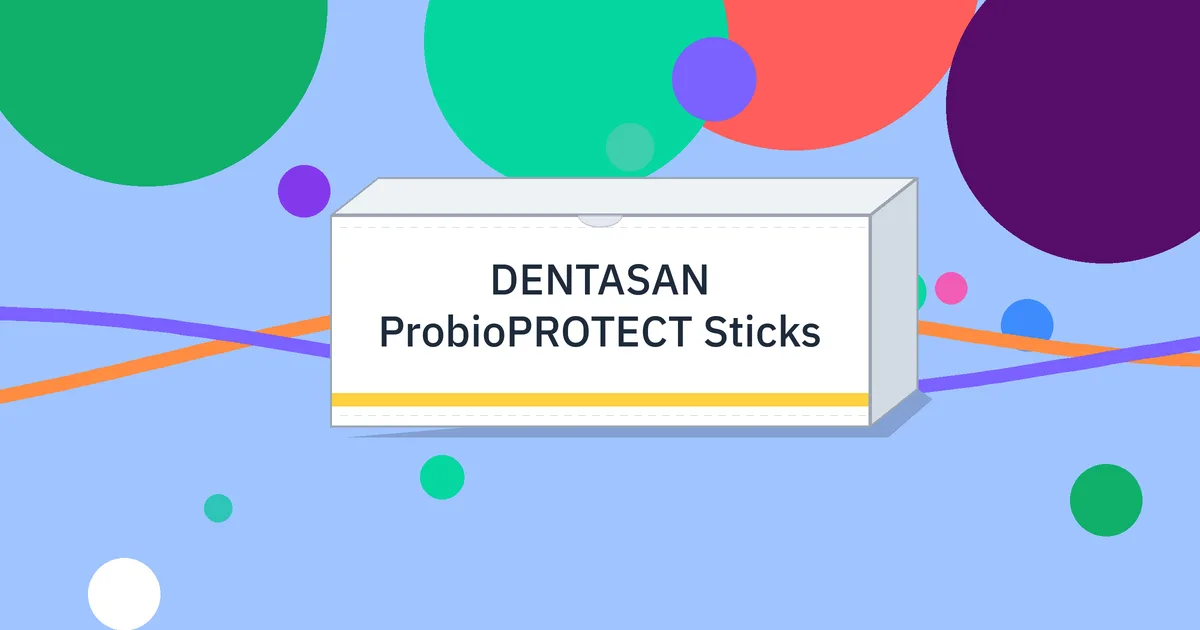 Symbolbild: Packung mit der Aufschrift DENTASAN ProbioPROTECT Sticks (PZN 15194323) – Verfügbarkeit und Bezug in Apotheken in Frankfurt am Main